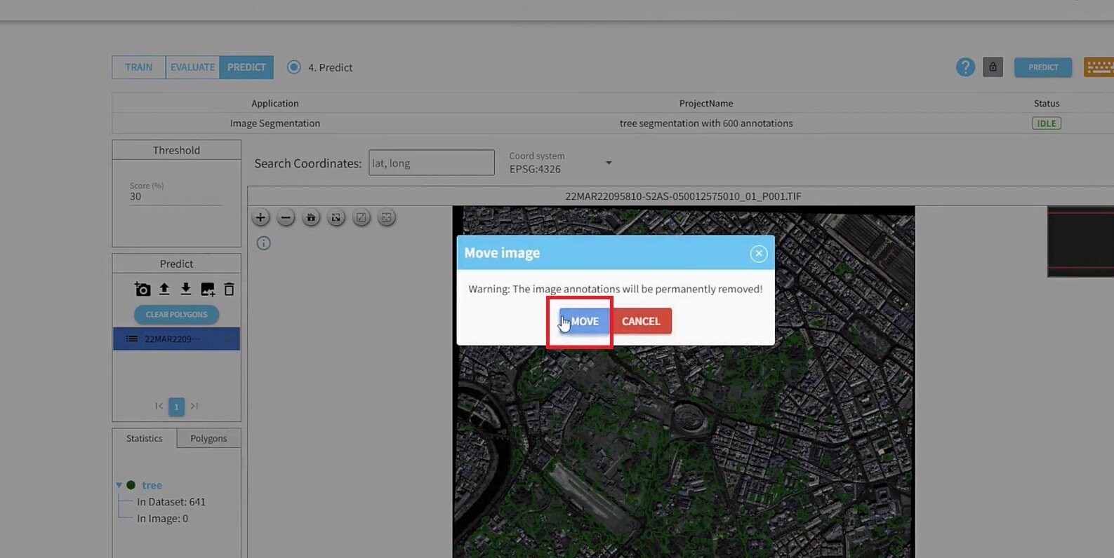 Training AI Models for Tree Detection with Minimal Annotations
