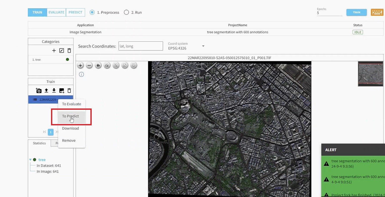 Training AI Models for Tree Detection with Minimal Annotations